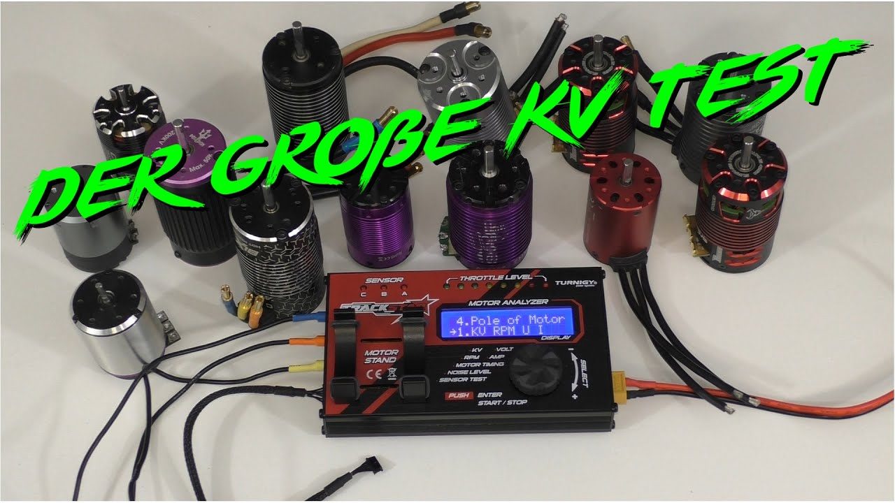 Brushless Motor KV Erklärung & berechnen ᐅ KV Messgeräte